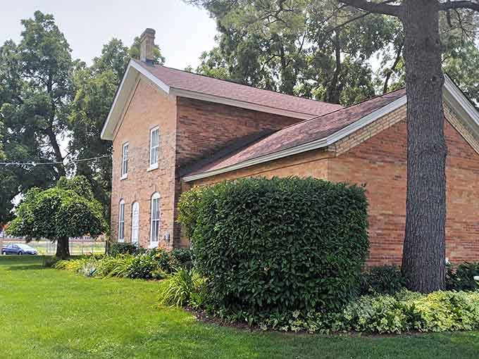 This handsome old brick building carries more history per square foot than most places three times its size.