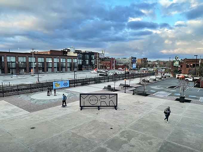 Downtown York's public plaza is where the city gathers, celebrates, and reminds itself how good life can be.