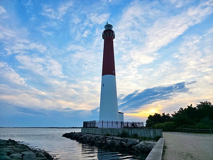 Old Barney stands tall against cotton candy skies, guiding sailors home since before your grandparents were born.