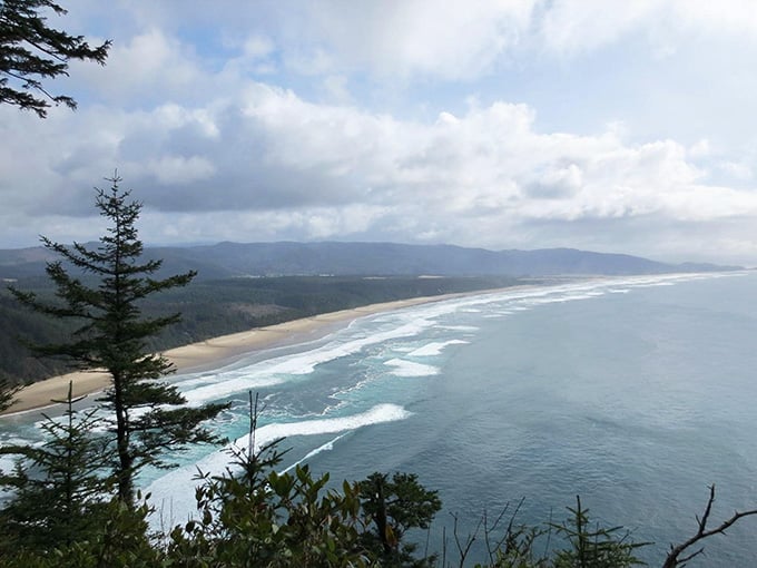 Mountains meet ocean in a view so stunning you'll forget to check your phone for hours.