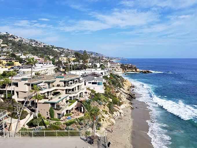 Clifftop homes, crashing waves, and endless blue &mdash; Laguna Beach looks borrowed straight from the French Riviera.