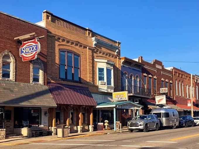 Golden hour pours over Loudonville's peaceful neighborhood like warm honey, turning an ordinary summer evening into something genuinely beautiful.