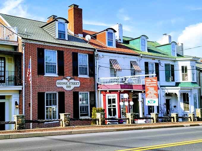 New Hope's cheerful Victorian station feels like the opening scene of a very good adventure.
