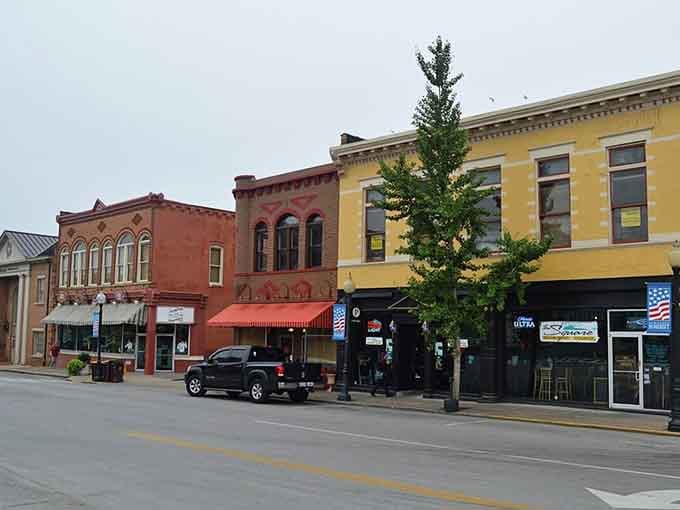 These colorful facades prove that small-town Kentucky knows how to dress for the occasion.