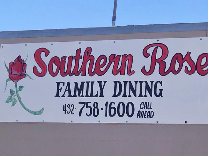 A hand-painted red rose and the words "Call Ahead" on one sign &mdash; this place knows its food speaks louder than any advertisement.