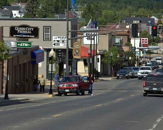 Wildlife tours, pizza, and a full-service bank called Queen City Federal &mdash; Ely packs an awful lot of personality into one compact little street.