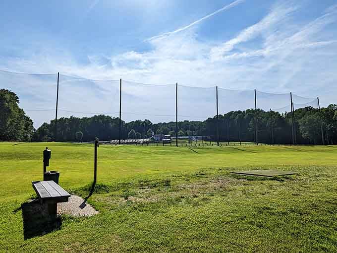 Wide open fairways, a perfectly placed bench, and a sky built for big swings &mdash; Severna Park Golf Center is calling your name.