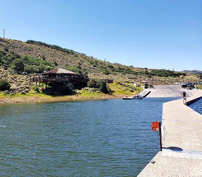 The boat launch at Blue Mesa means your adventure on the water is just minutes away.