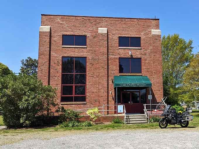 The Cape Charles Museum holds the town's railroad and maritime history inside brick walls that have clearly seen a thing or two.