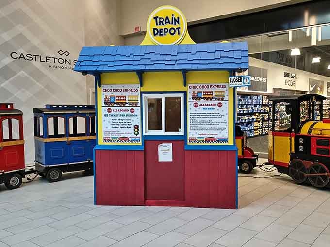 The Choo Choo Express Train Depot is proof that malls can still surprise and delight kids.