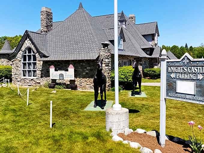 Castle Farms transforms French countryside fantasies into Michigan reality with gardens that would make Versailles slightly jealous, maybe.