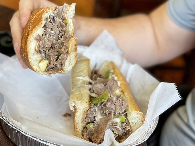 A Philly cheesesteak this good in a Connecticut country store is the kind of surprise nobody complains about.