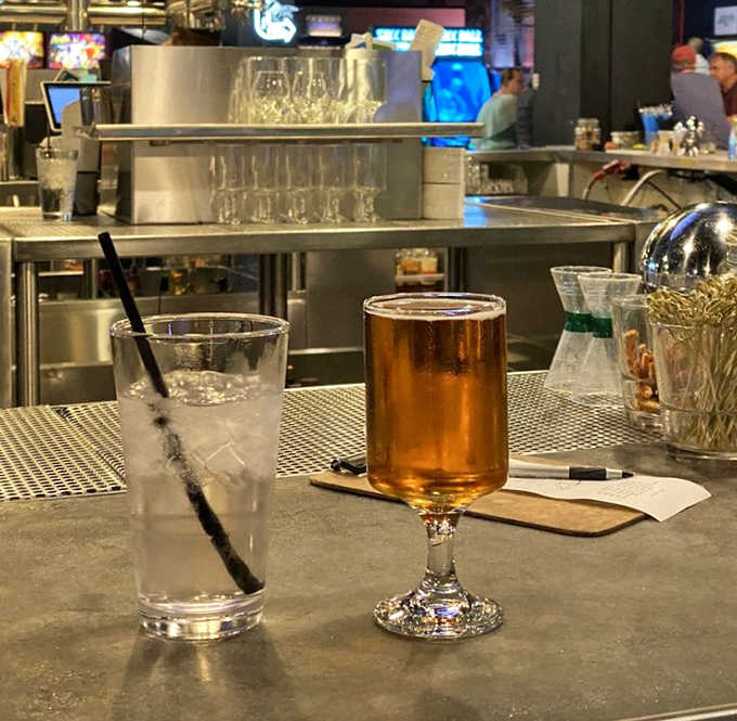 A cold craft beer at Coin-Op's bar means the games taste even better than you remembered.