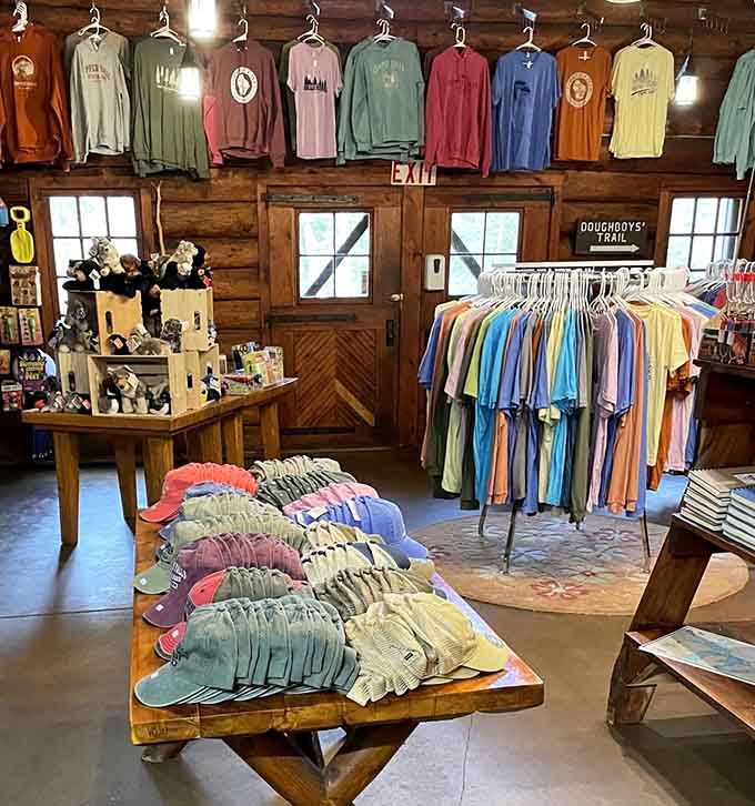 The gift shop is stocked with the kind of souvenirs that actually make you want to remember where you've been.