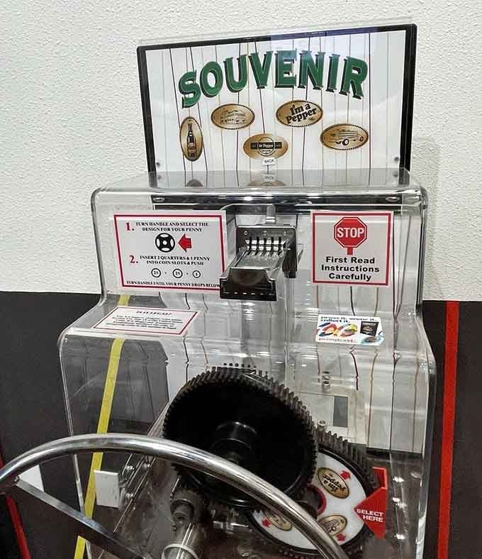 Press a penny, pick your design, and walk away with the most delightfully old-school souvenir you'll find anywhere in Texas.