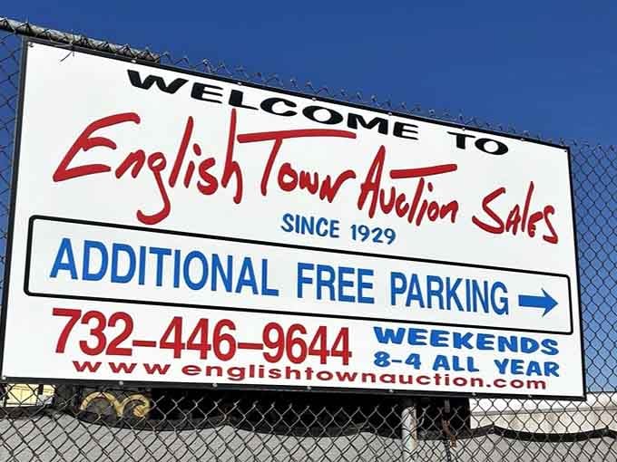 Since 1929, this sign has welcomed treasure hunters to New Jersey's most legendary weekend shopping destination.