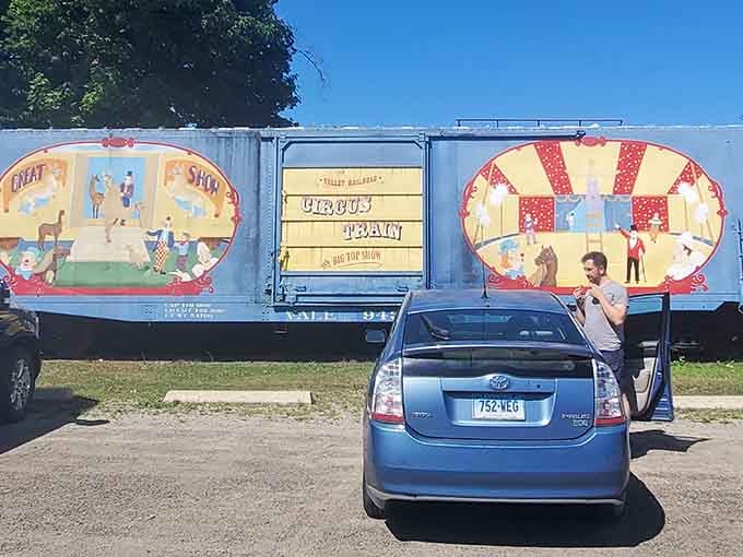 The Valley Railroad Circus Train car is proof that Essex Station has always known how to put on a show.