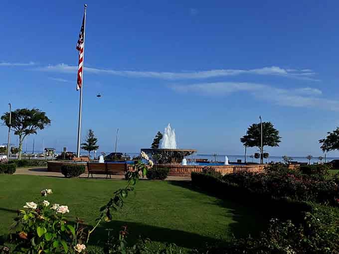North Beach Park's fountain and bay view is the kind of scenery that makes you exhale for the first time all week.