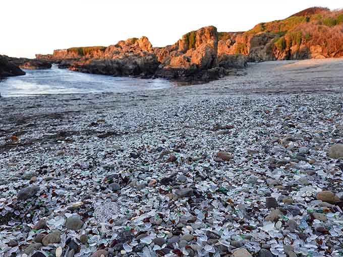 Glass Beach looks like the ocean decided to make art, and honestly, it did a remarkable job with the material.