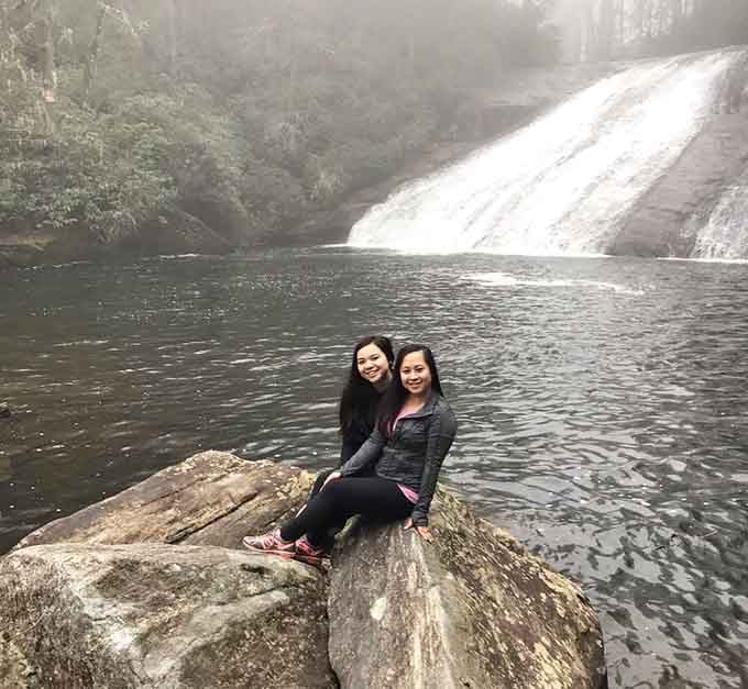 Even on a misty, moody day, Gorges delivers a backdrop that makes every photo look professionally staged.