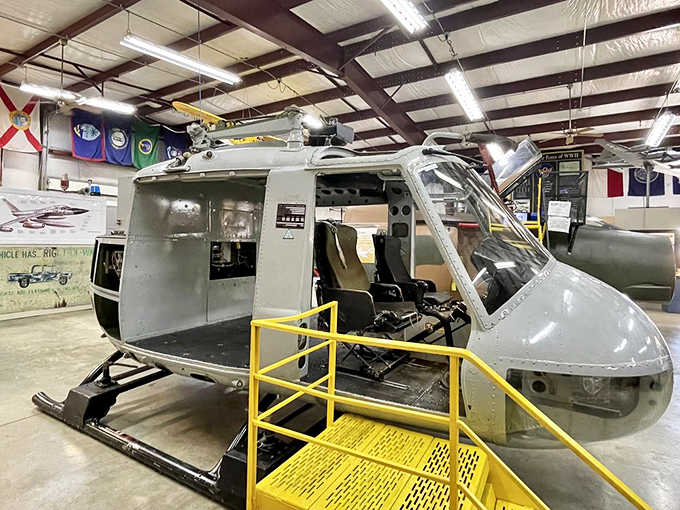 The iconic Huey helicopter, forever linked to a generation's memories of service and sacrifice.