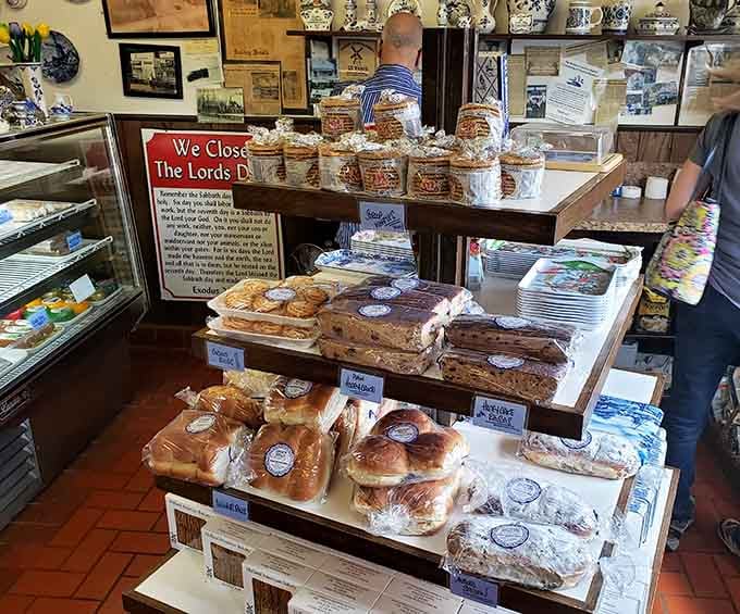 When the display table looks like this, good luck choosing just one item to take home today.