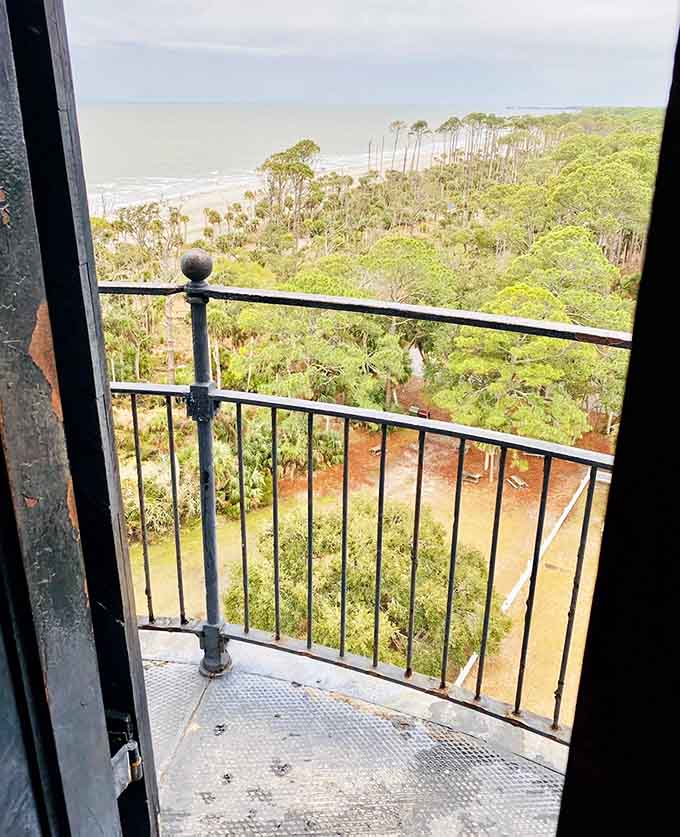 Step outside at the top and the Atlantic Ocean greets you like it's been waiting all morning just for you.