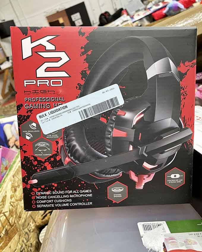 A K2 Pro gaming headset straight from the bins, your teenager will think you're the coolest person alive for finding this.