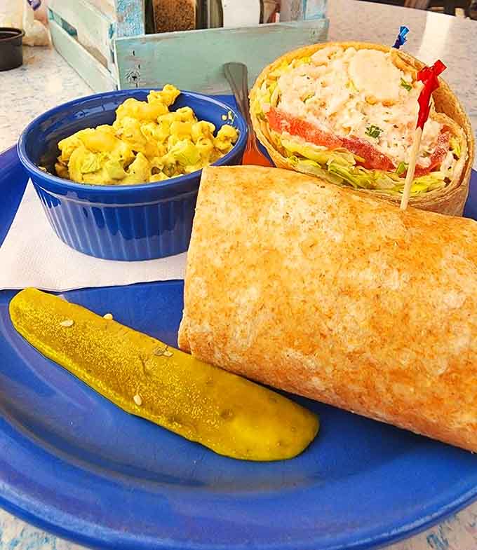 A wrap so packed with good things, you'll need both hands and zero distractions to tackle it.