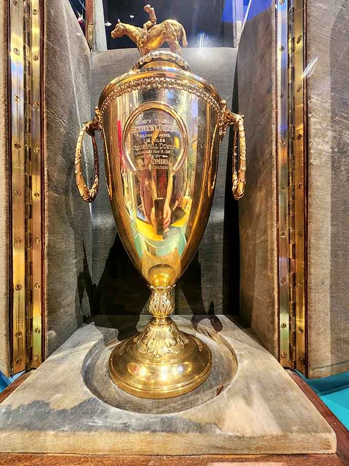 That gleaming gold trophy has seen more history than most museums combined, and it absolutely knows it.