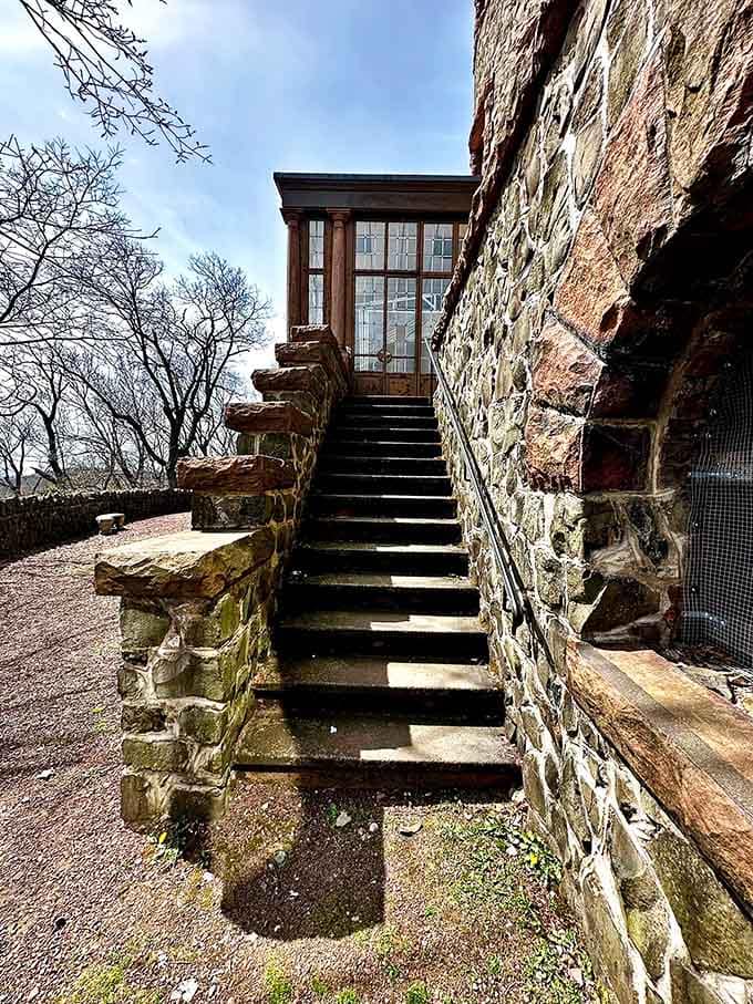 These stone steps have seen a century of footsteps. Each one leads you closer to something genuinely extraordinary.