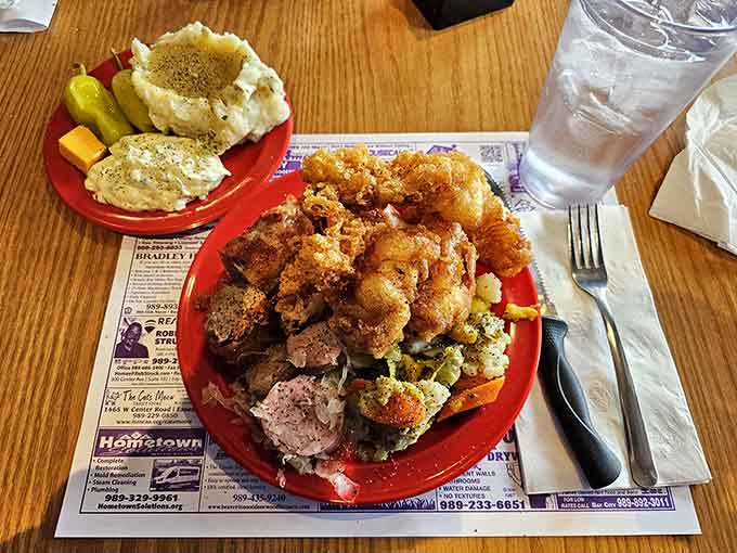 When the buffet is this good, you stop counting plates and start counting blessings.