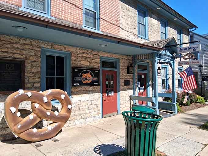 Julius Sturgis Pretzel Bakery has been twisting dough into happiness right here in Lititz for generations.