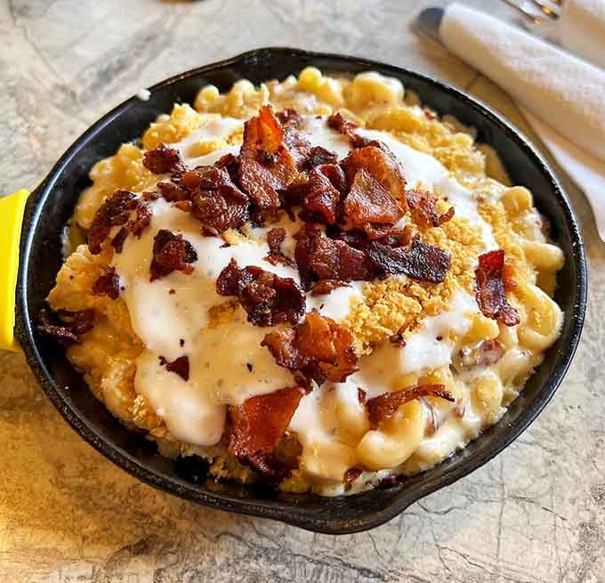 Bacon, ranch, and cheese unite in creamy harmony, creating the comfort food trifecta you didn't know you needed.