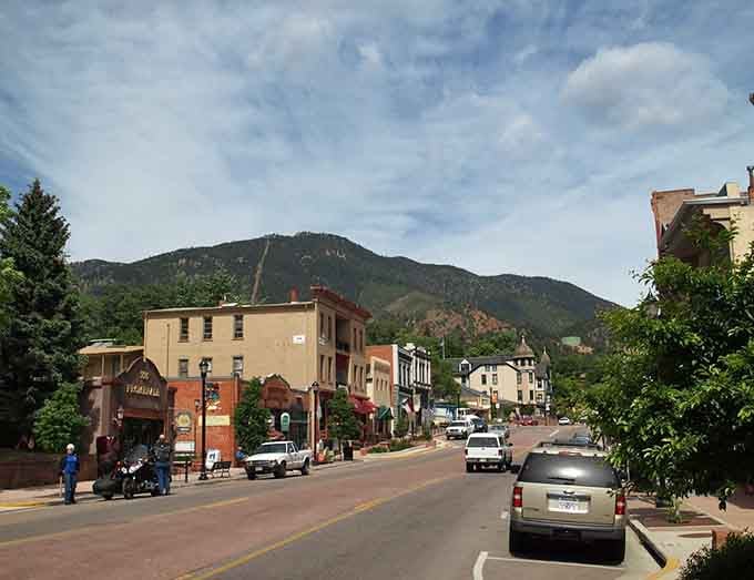 Main Street Manitou Springs on a summer day is proof that some towns simply know how to live well.