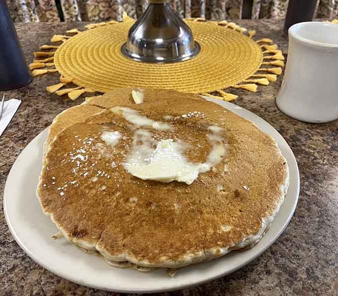 Thick, golden, and topped with a generous pat of butter. These pancakes don't need any introduction.