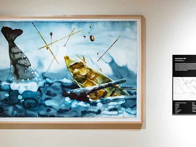 Bold, dramatic, and impossible to walk past quickly. This painting grabs you by the collar and demands your full attention.