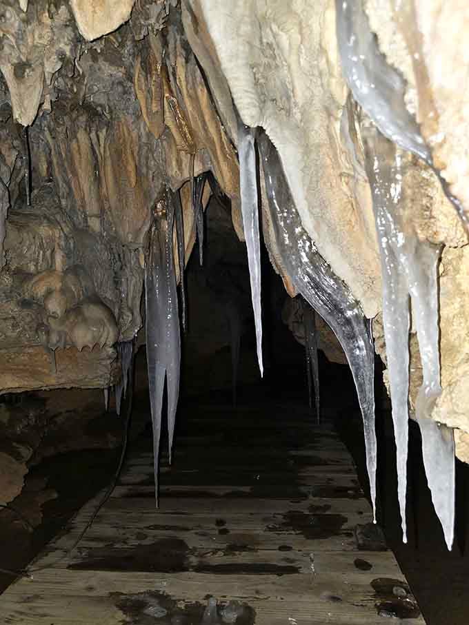 Cave formations like these took millions of years to create, making your patience in traffic seem downright insignificant.