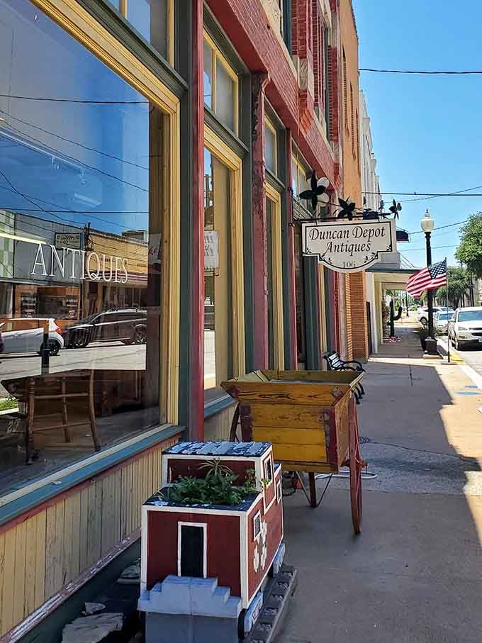 Duncan Depot Antiques: where one person's clutter becomes your treasure hunt for the perfect vintage find.