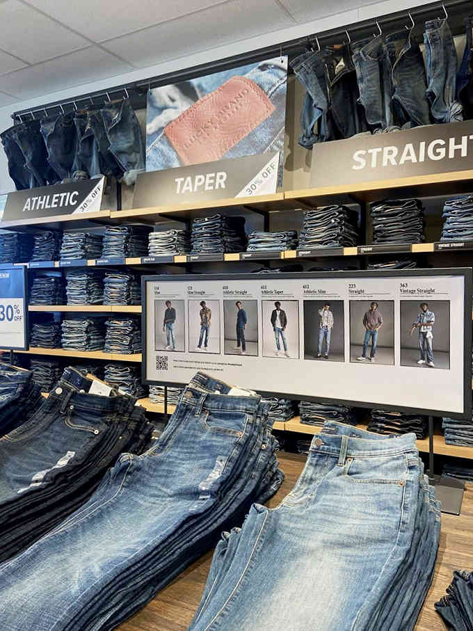 Organized by fit and style, because finding the perfect jeans shouldn't require a treasure map and compass.