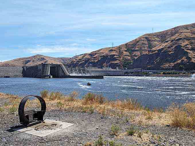 Lower Granite Dam commands the Snake River with quiet authority, a massive feat of engineering that makes you feel genuinely small in the best possible way.