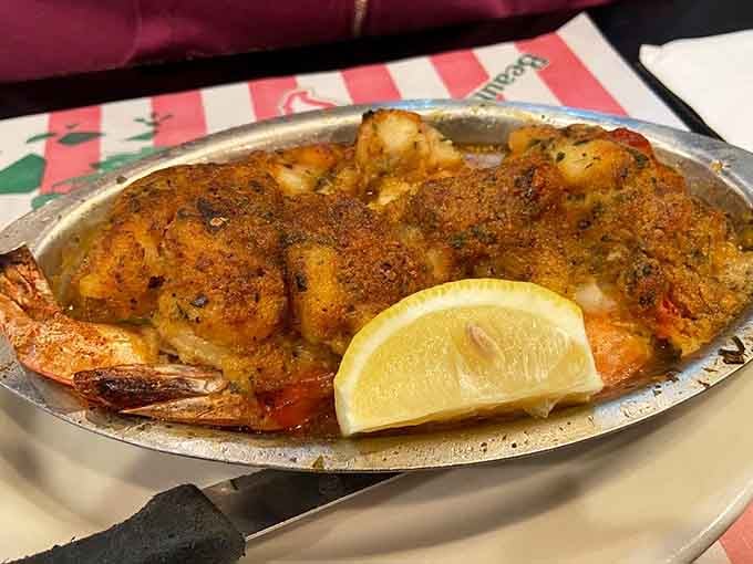 Golden breadcrumb-crusted shrimp with a bright wedge of lemon, simple, honest, and absolutely impossible to ignore.