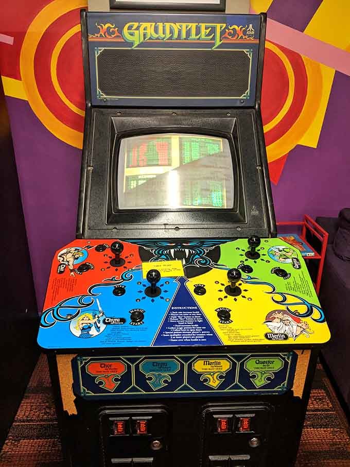 Gauntlet by Atari, four joysticks, one screen, and the ghost of every childhood argument about who gets to be the wizard.