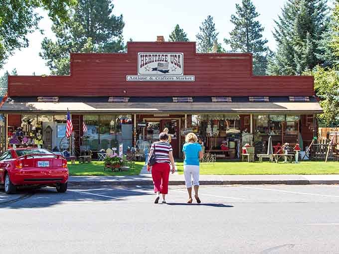 Heritage USA Antique and Crafters Market is where treasure hunters and casual browsers both walk out feeling like they won something.