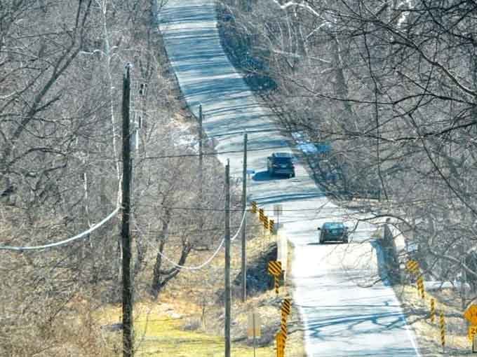 Two cars, one narrow road, and a gentle reminder that patience is its own reward out here.