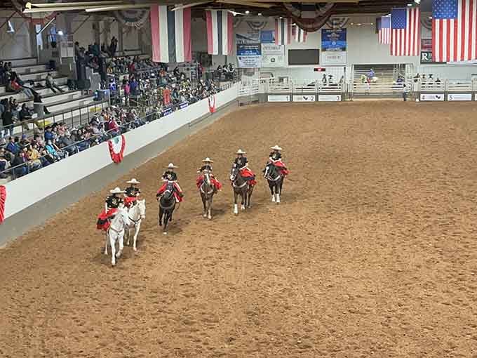 The Nolan County Coliseum fills up fast when riders and horses put on a show worth watching.