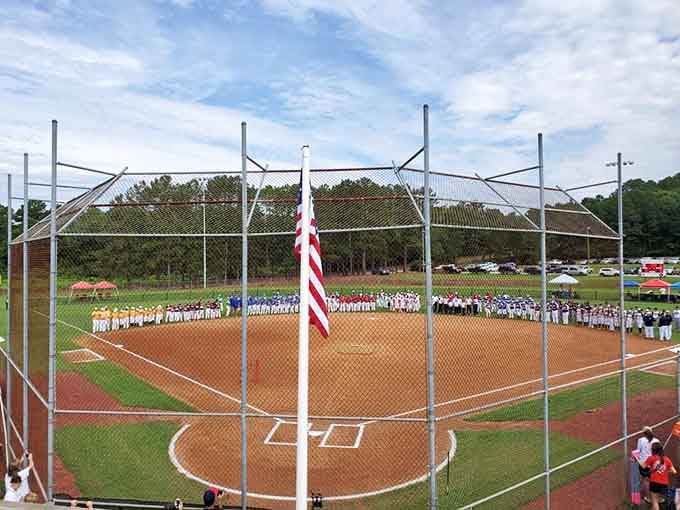 Comer Jr Complex hosts baseball games where community spirit outshines any major league stadium atmosphere.