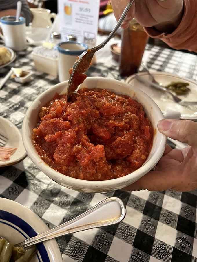 Stewed tomatoes rich, hearty, and deeply satisfying, the kind of side dish that quietly steals the whole show.