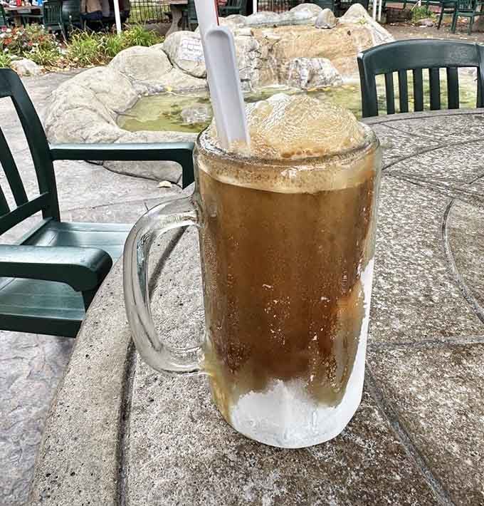 That frosty root beer float in a chilled mug is summer in a glass, plain and simple.