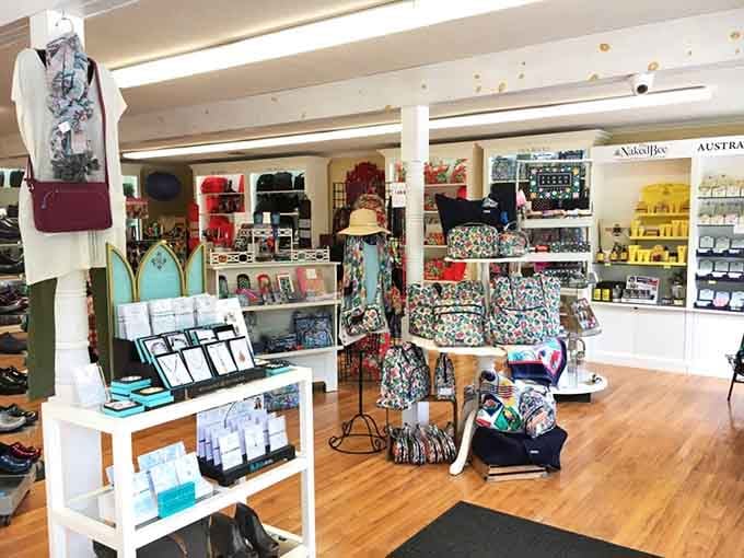 From handbags to skincare, this boutique section proves the place is way more than just candles and country charm combined.